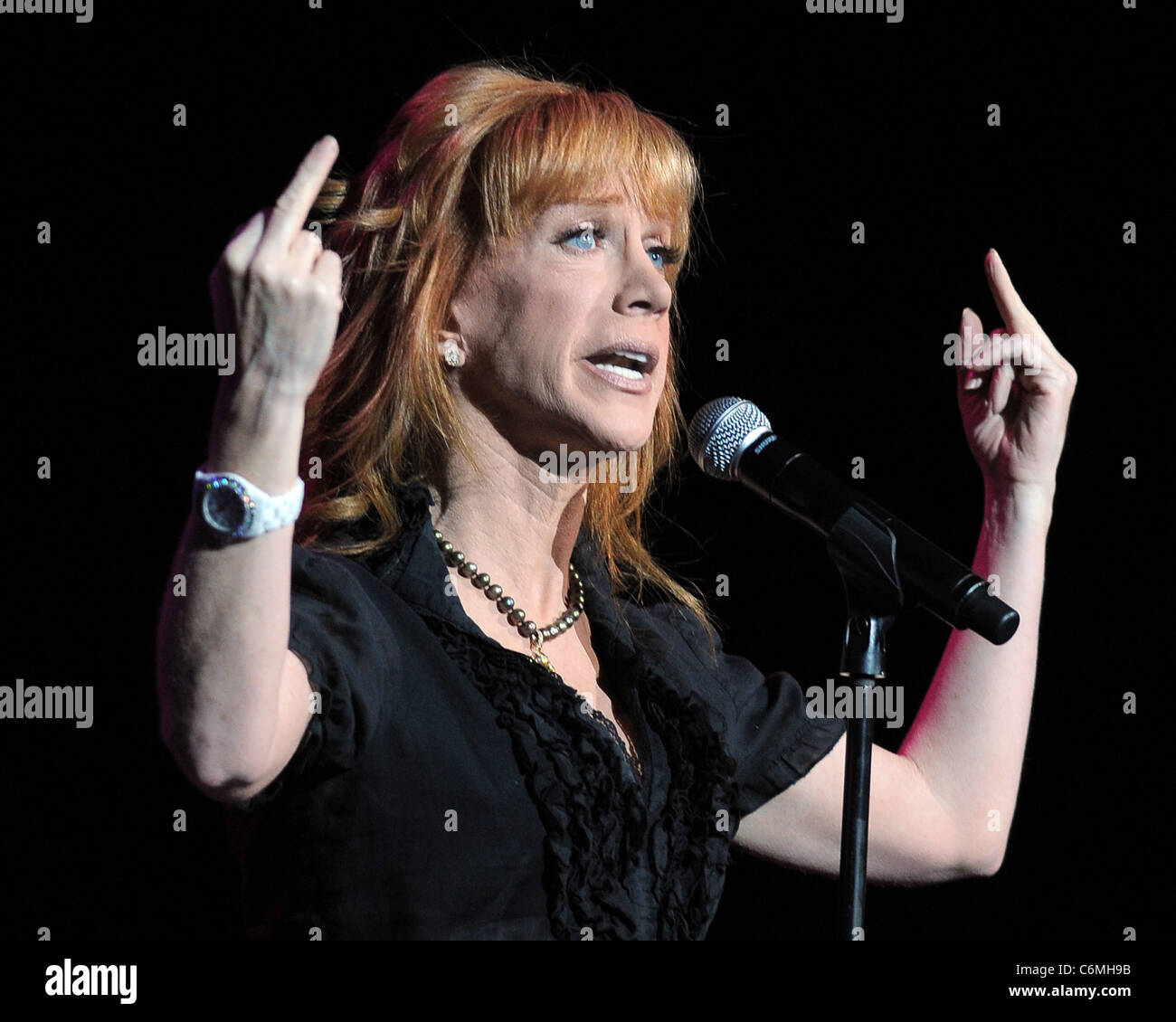 Actress and Comedien Kathy Griffin performs at 'Hard Rock Live' held at ...
