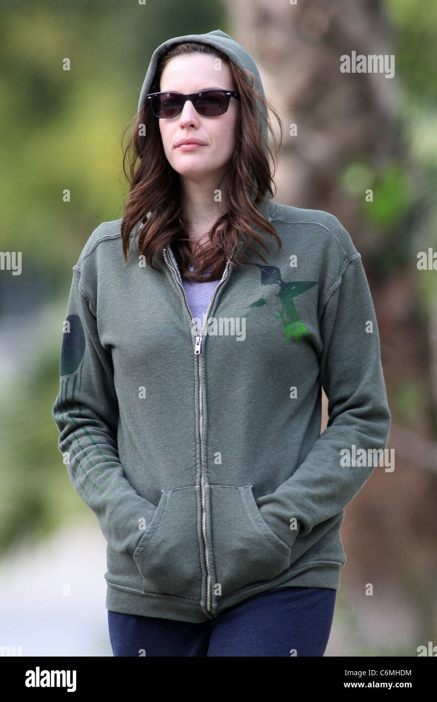 Liv Tyler out jogging with a friend in Hollywood Hills. Los Angeles ...