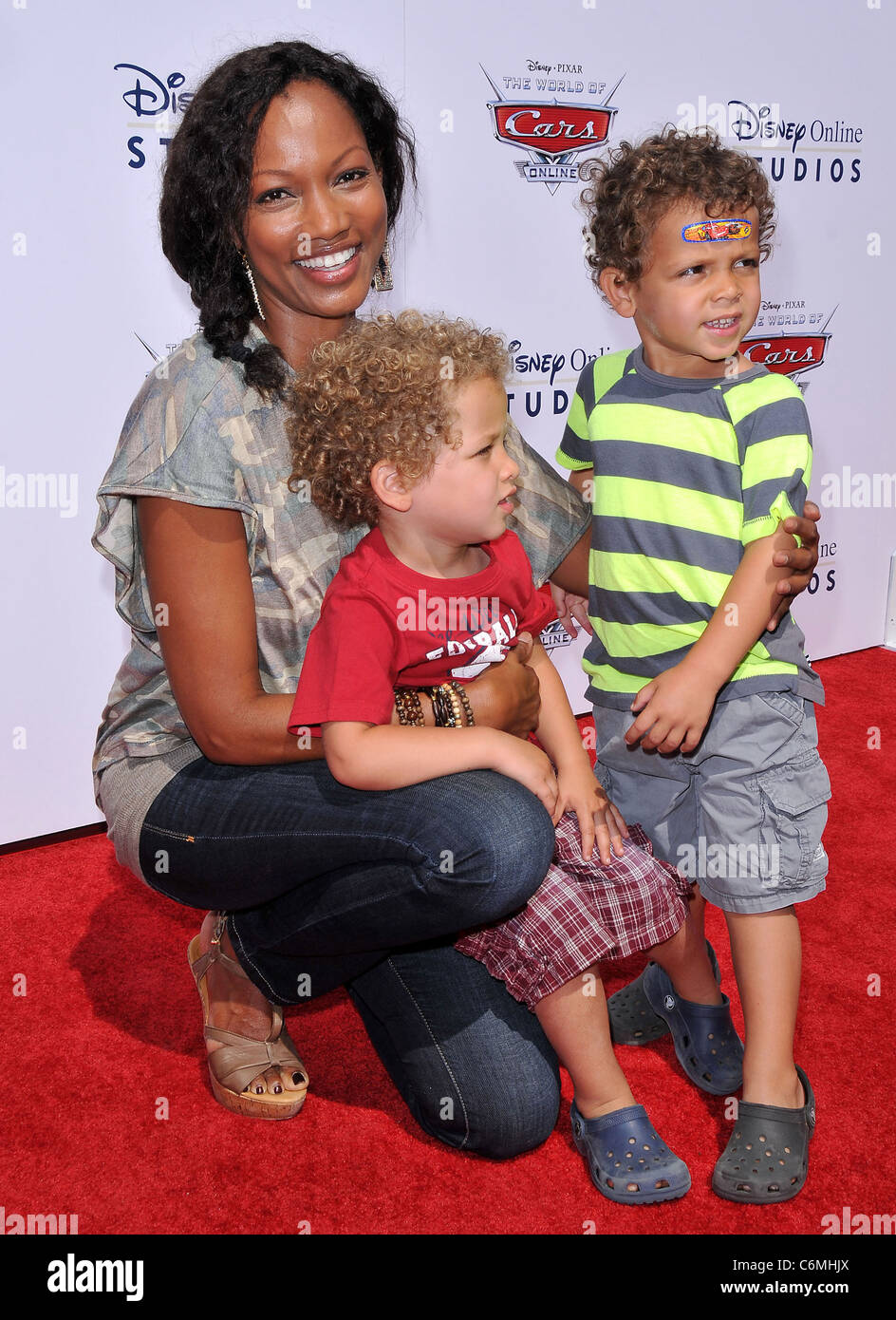 Garcelle Beauvais and children Disney Pixar celebrates the launch of ...