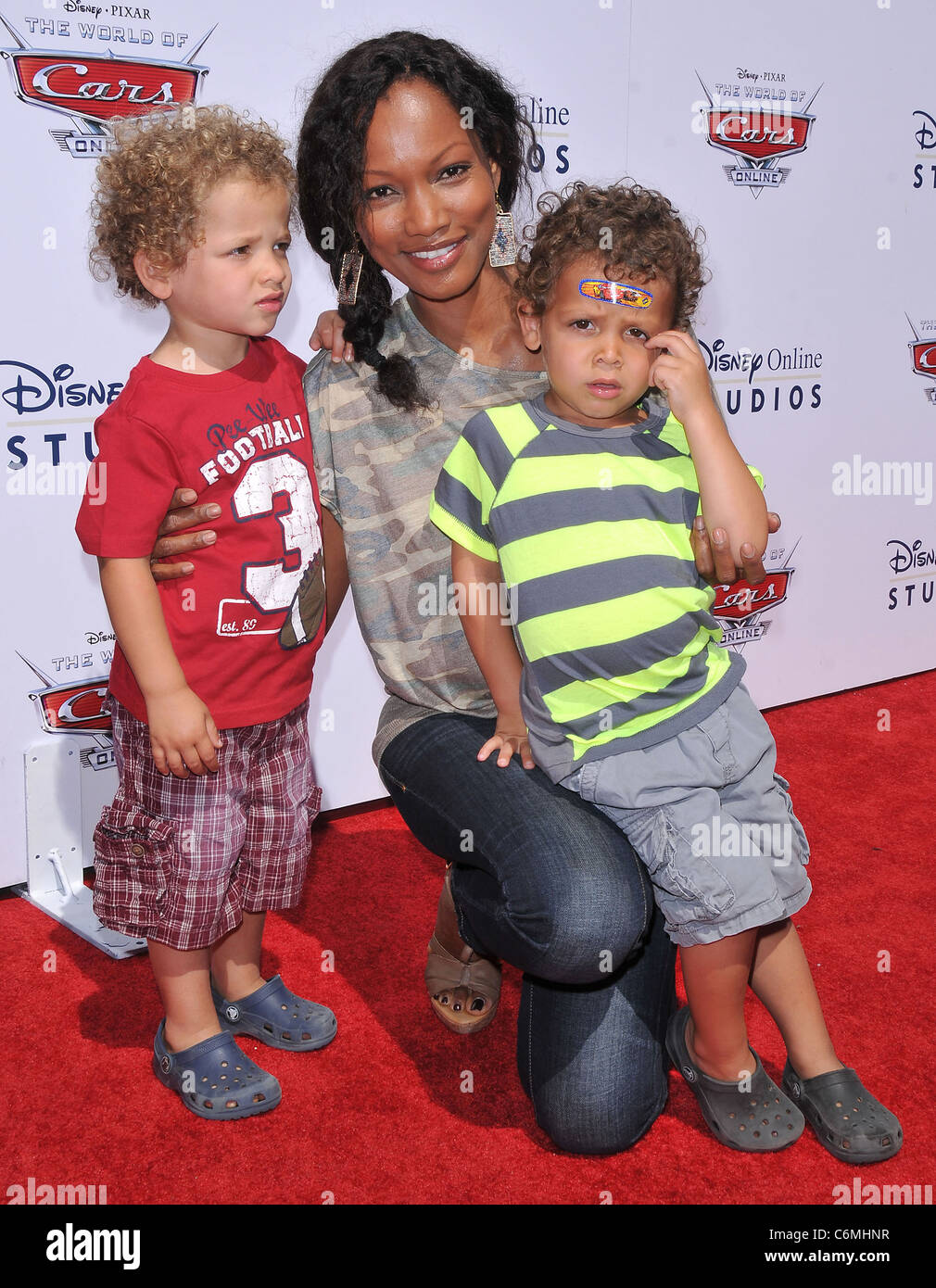 Garcelle Beauvais and children Disney Pixar celebrates the launch of ...