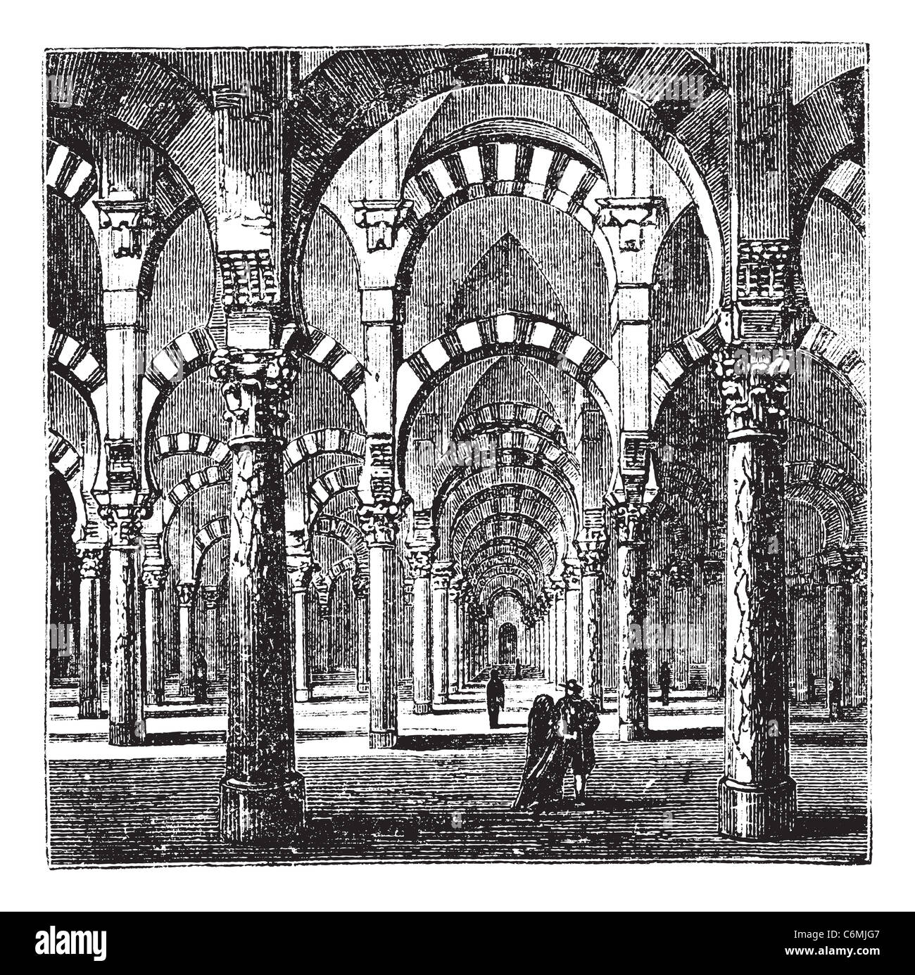 Cordoba mosque interior Cut Out Stock Images & Pictures - Alamy