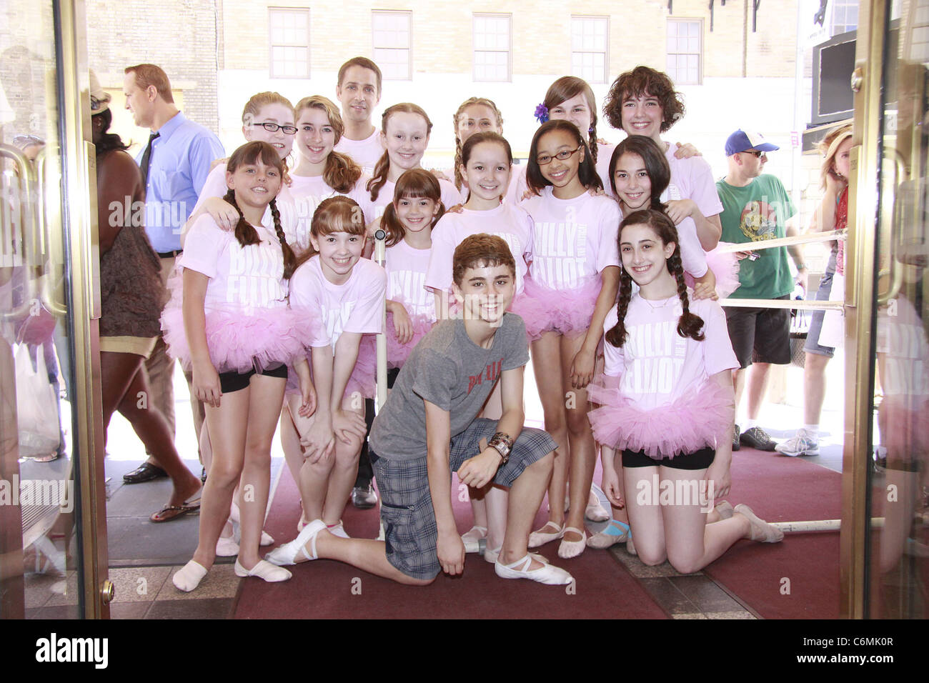 Michael Dameski and the cast The cast of the musical 'Billy Elliot ...