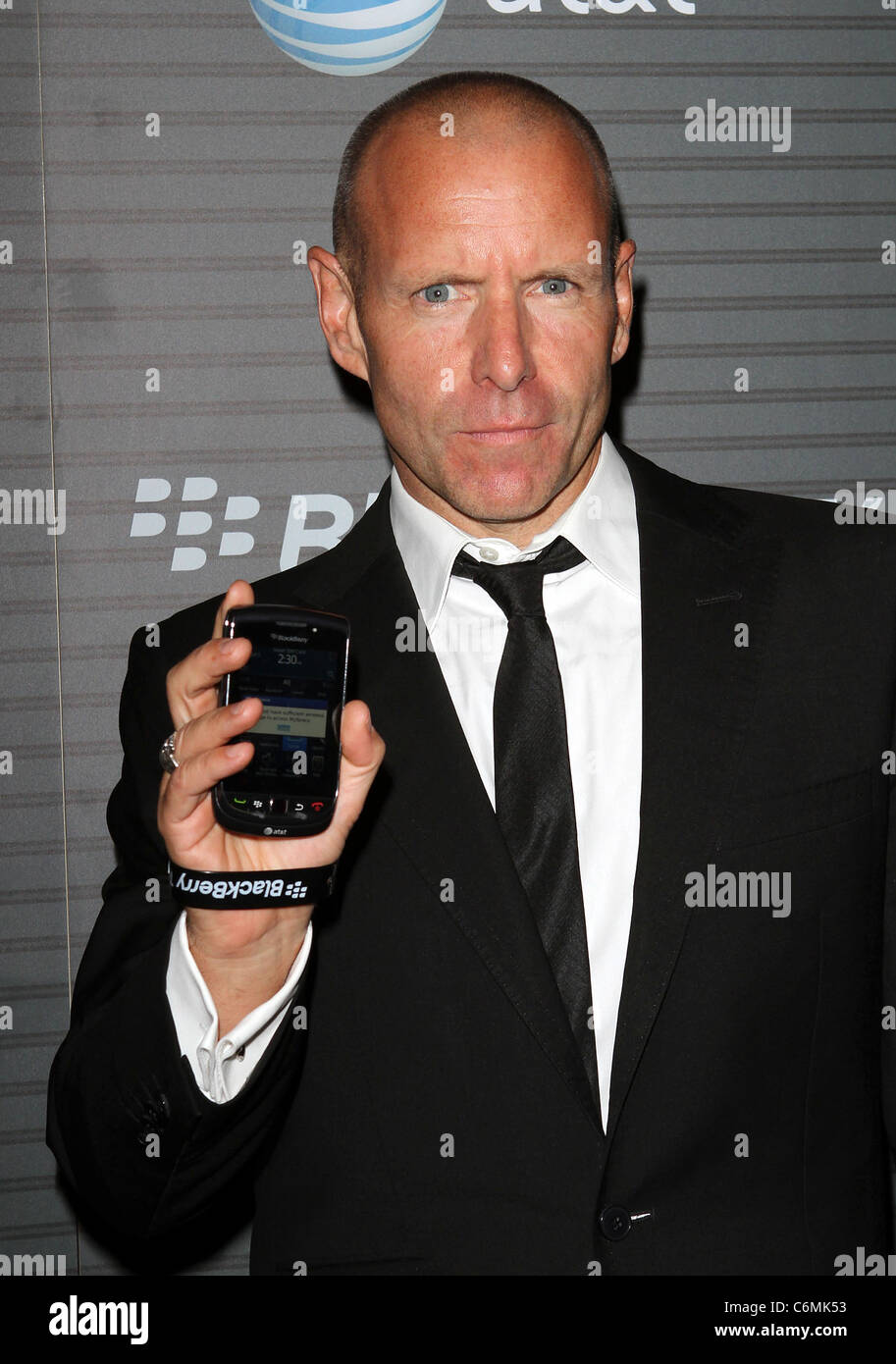 Hugh Dillon Blackberry Torch From AT&T U.S. Launch Party - Arrivals Los ...