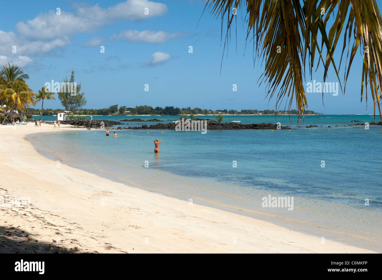 Mauritius beach near grand baie hi-res stock photography and images - Alamy