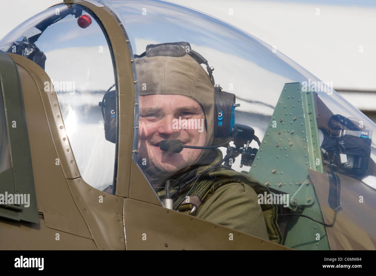 Al Murray takes a flight in a Spitfire to celebrate the 75th ...