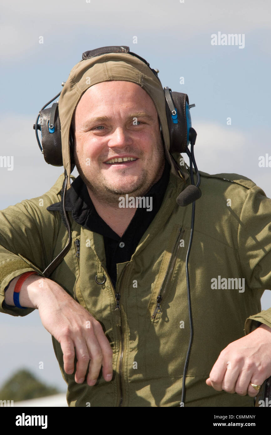 Al Murray takes a flight in a Spitfire to celebrate the 75th ...