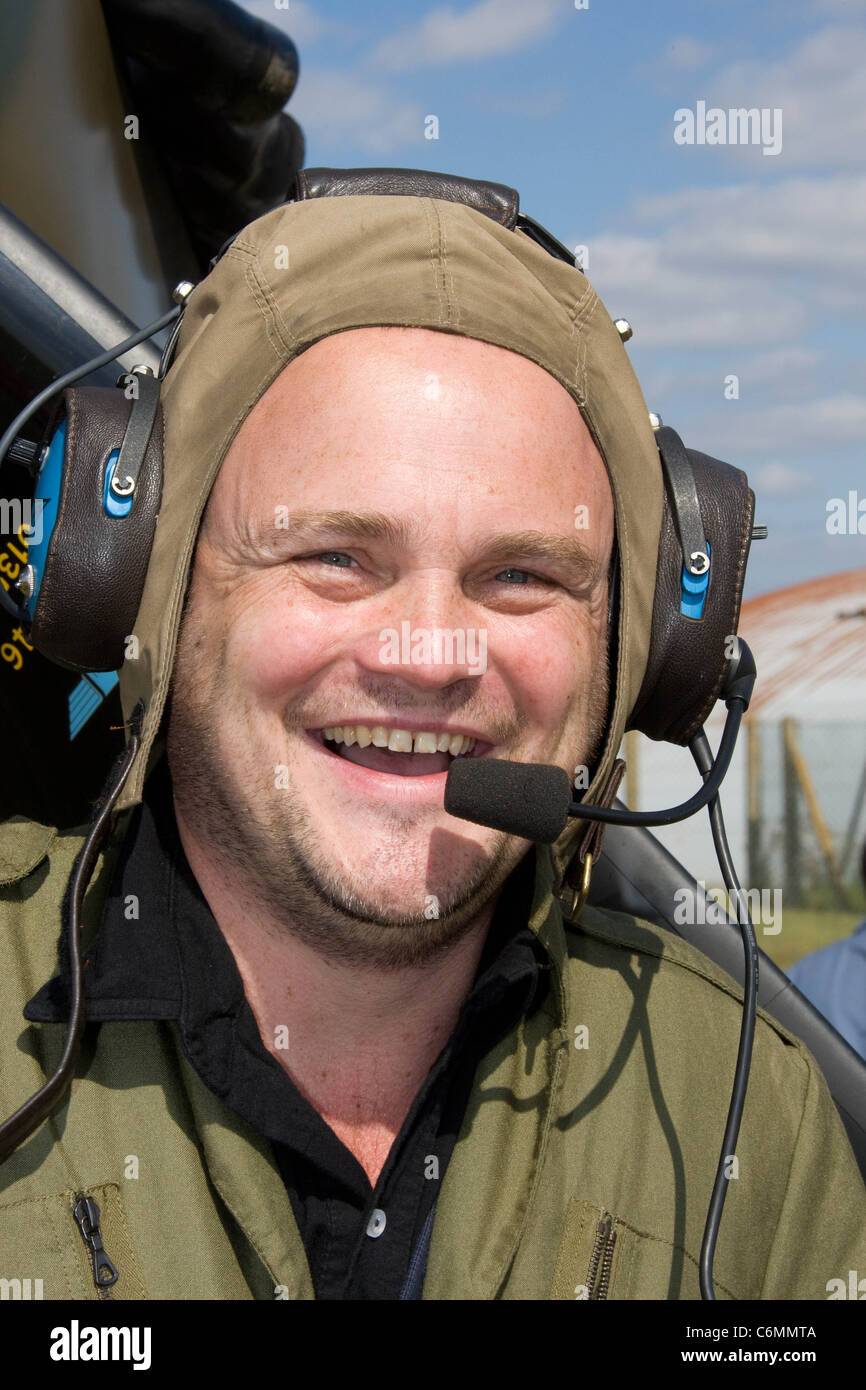 Al Murray takes a flight in a Spitfire to celebrate the 75th ...