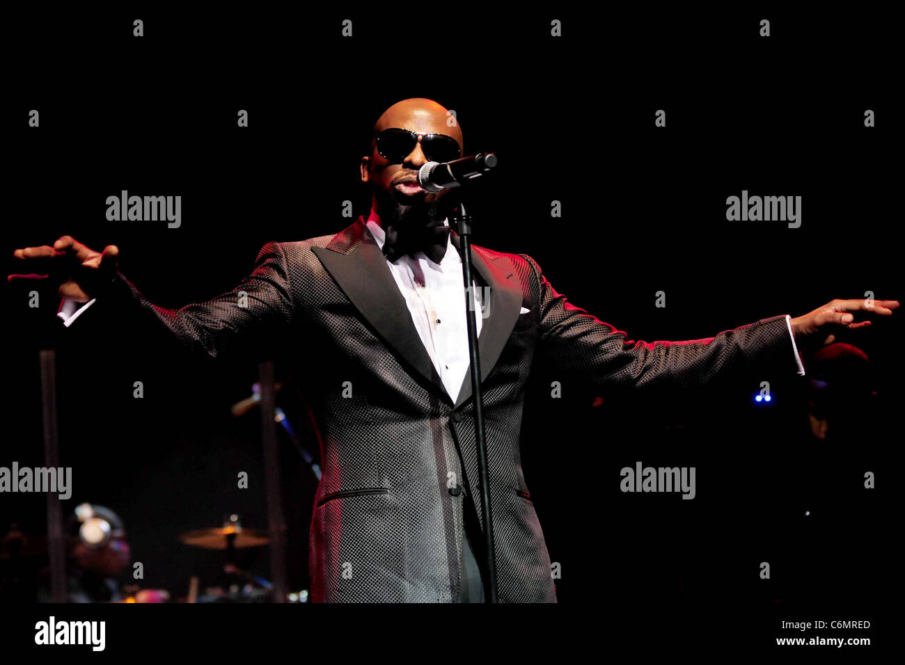 Joe American R&B singer performing live in concert at James L Knight ...