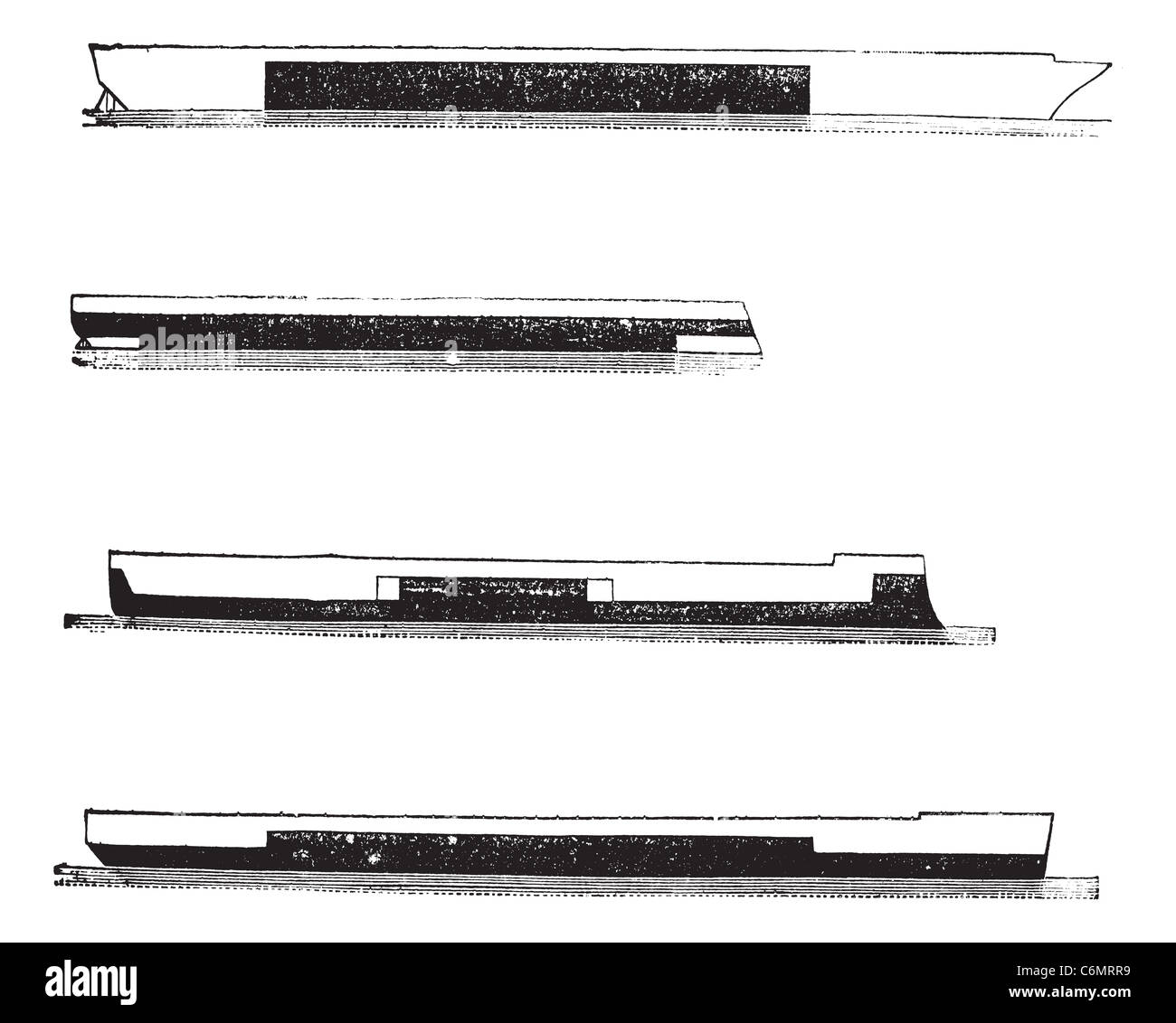 HMS Warrior, HMS Hector, HMS Hercules, and HMS Achilles, vintage ...