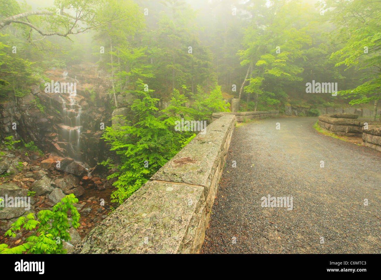 Waterfall Bridge, Hadlock Brook Loop Carriage Road, Acadia National ...
