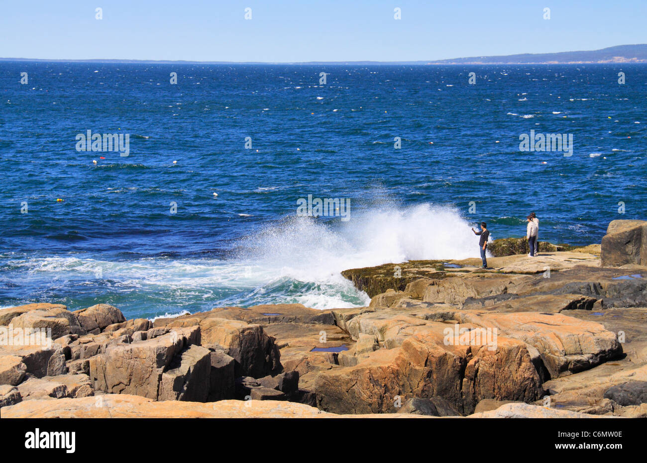 Schoodic Peninsula, Acadia National Park, Maine, USA Stock Photo - Alamy
