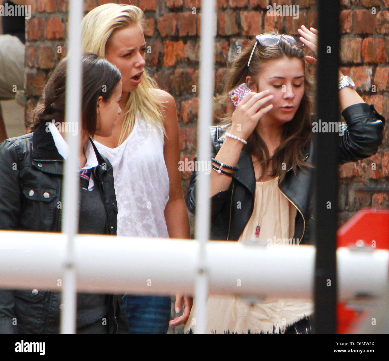 Sasha vincent and Brooke Vincent 'Coronation Street' stars outside at ...