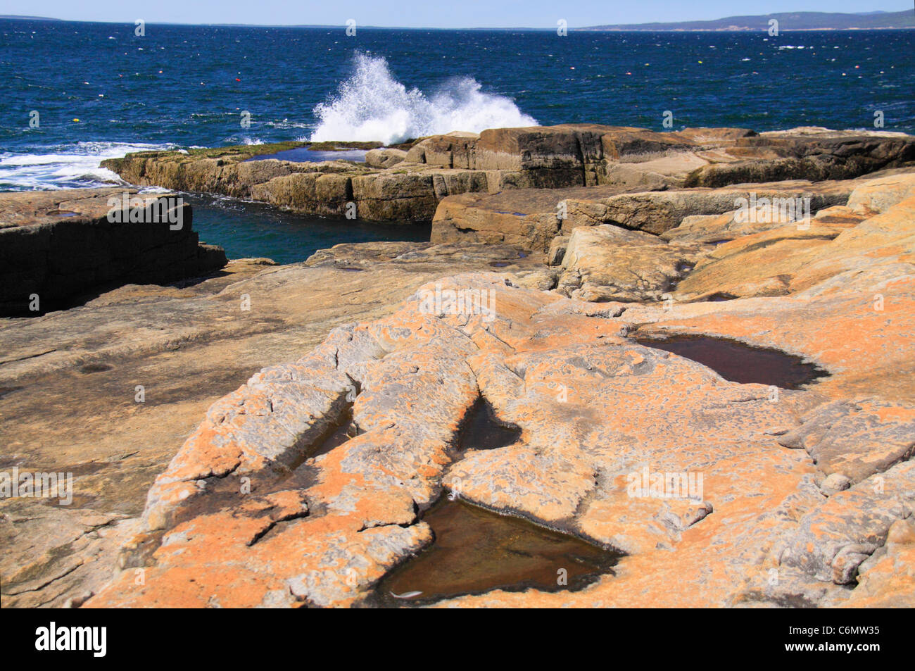 Schoodic Peninsula, Acadia National Park, Maine, USA Stock Photo - Alamy