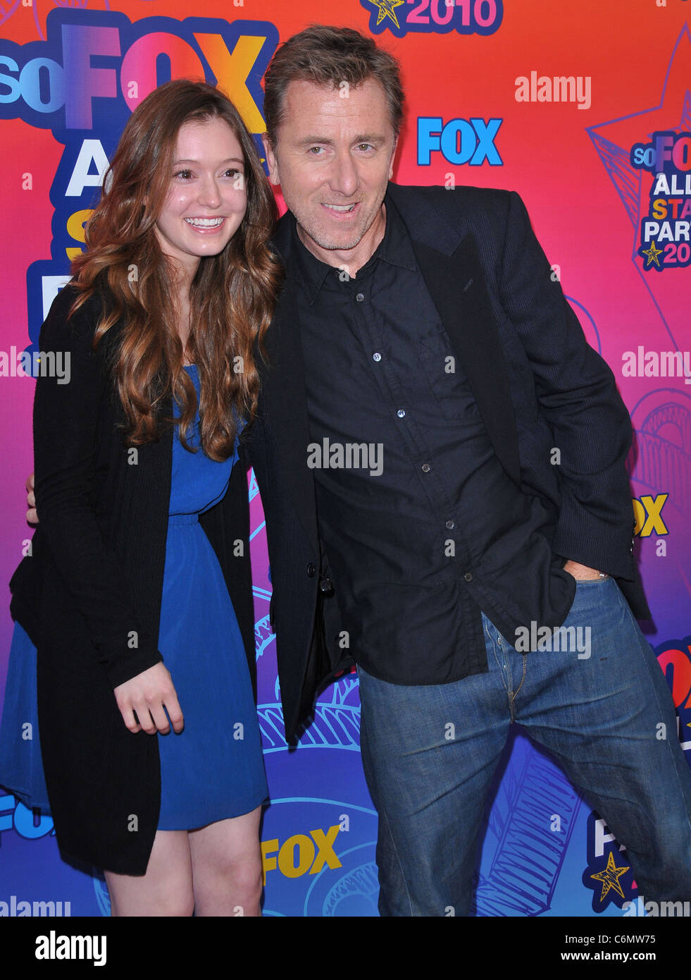 Hayley McFarland and Tim Roth Fox All-Star Party at Pacific Park at the ...