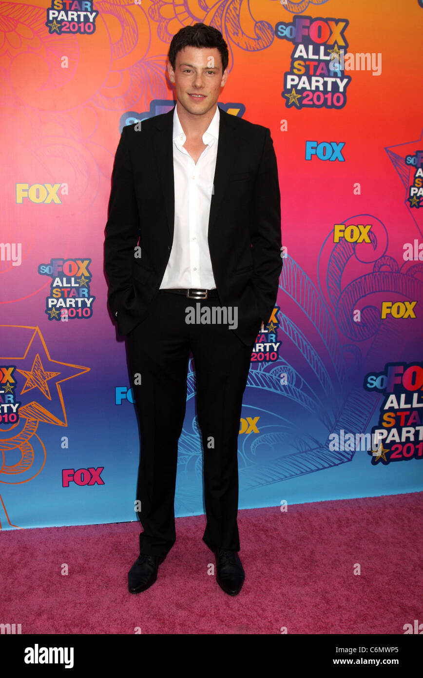 Cory Monteith Fox All-Star Party at Pacific Park at the Santa Monica ...