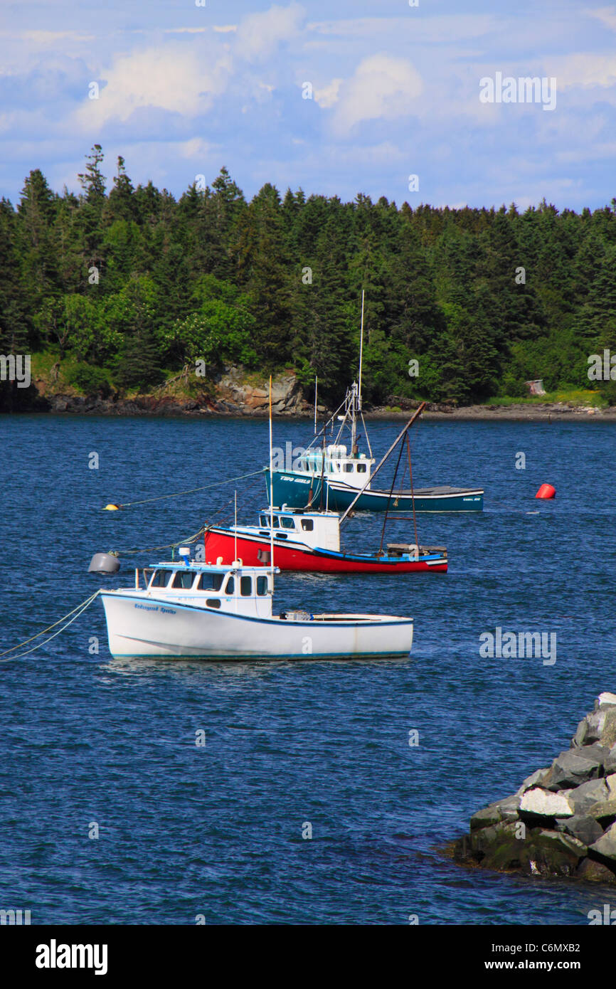 Harbor, Lubec, Maine, USA Stock Photo - Alamy