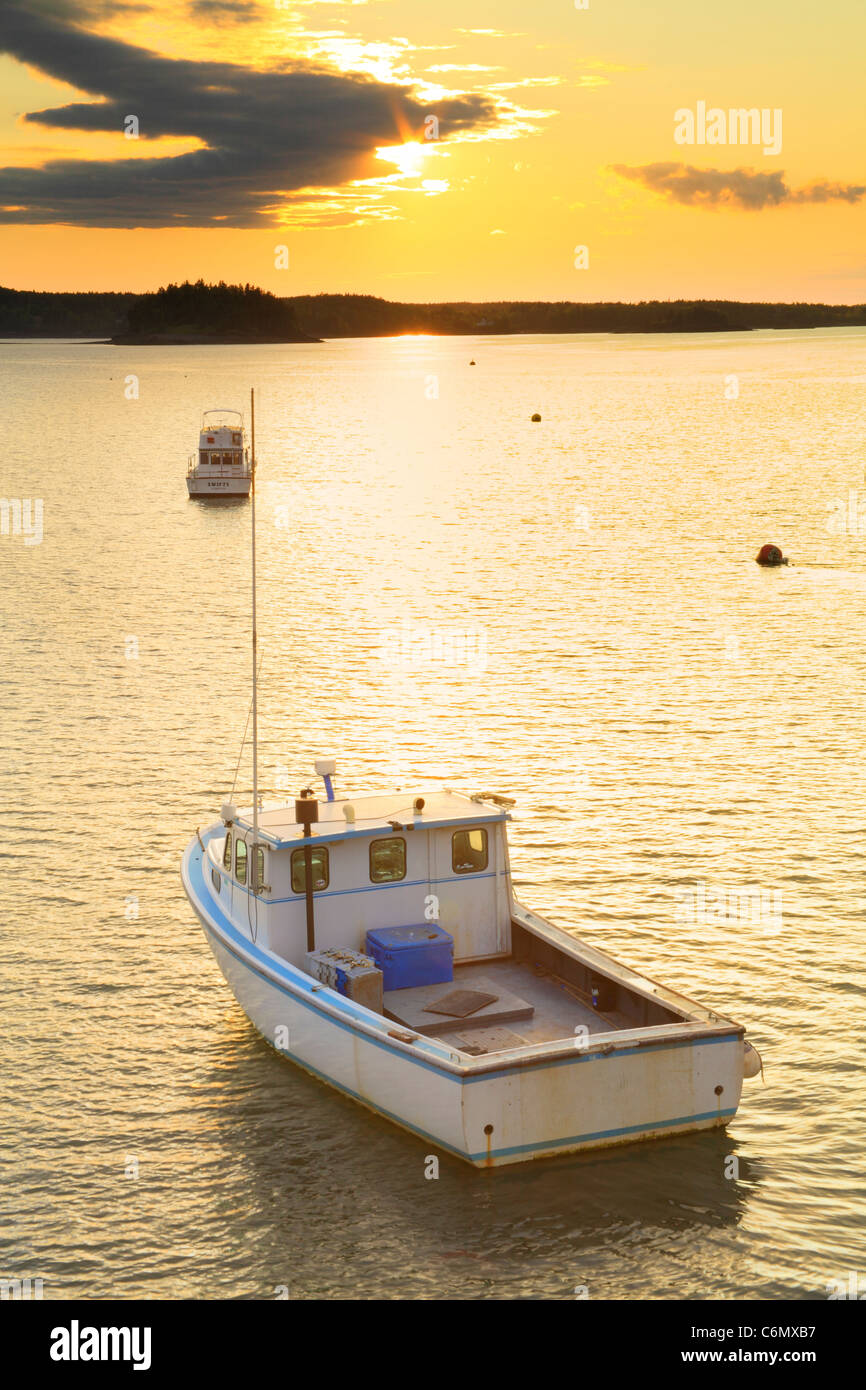 Harbor, Lubec, Maine, USA Stock Photo - Alamy