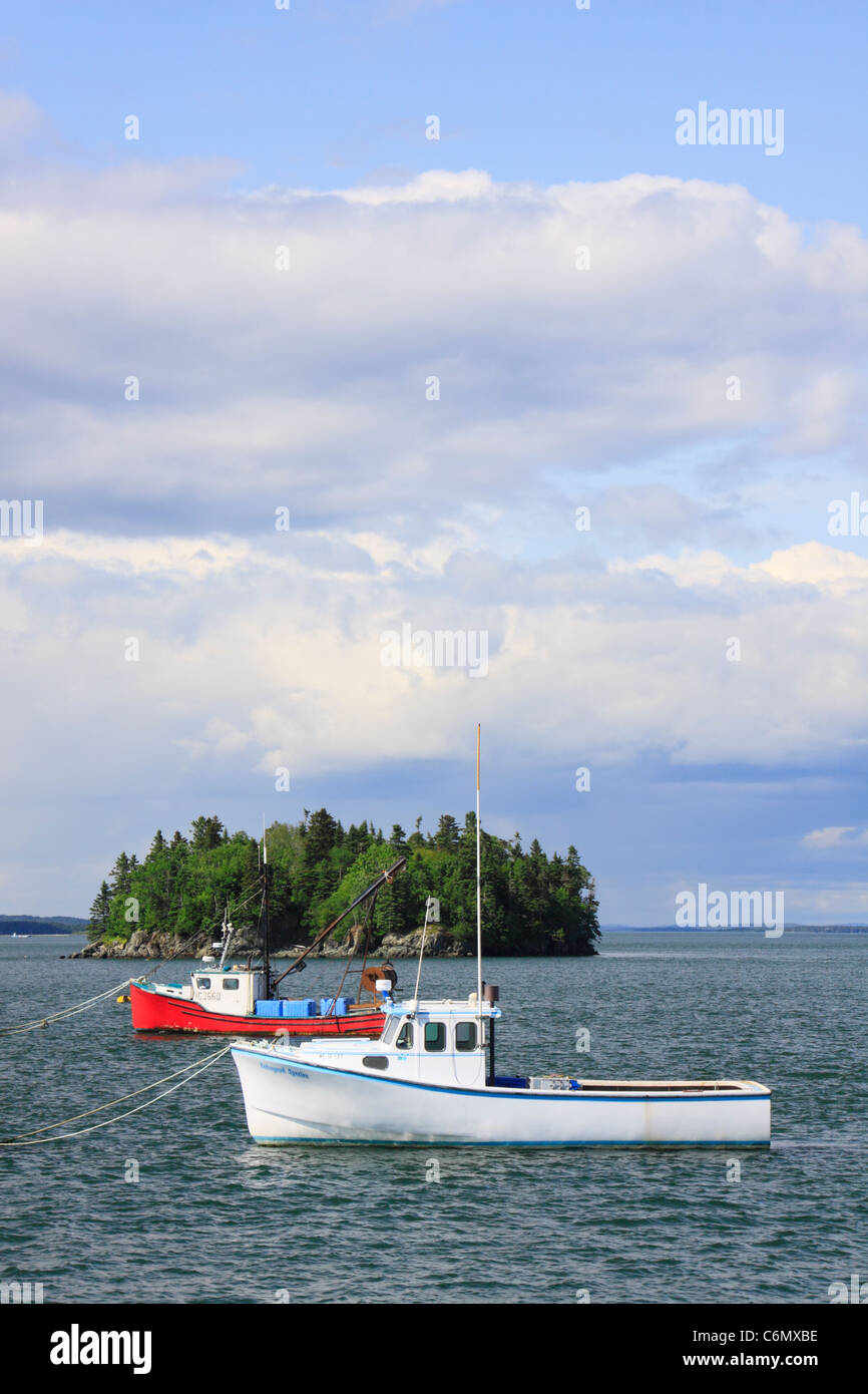 Harbor, Lubec, Maine, USA Stock Photo - Alamy