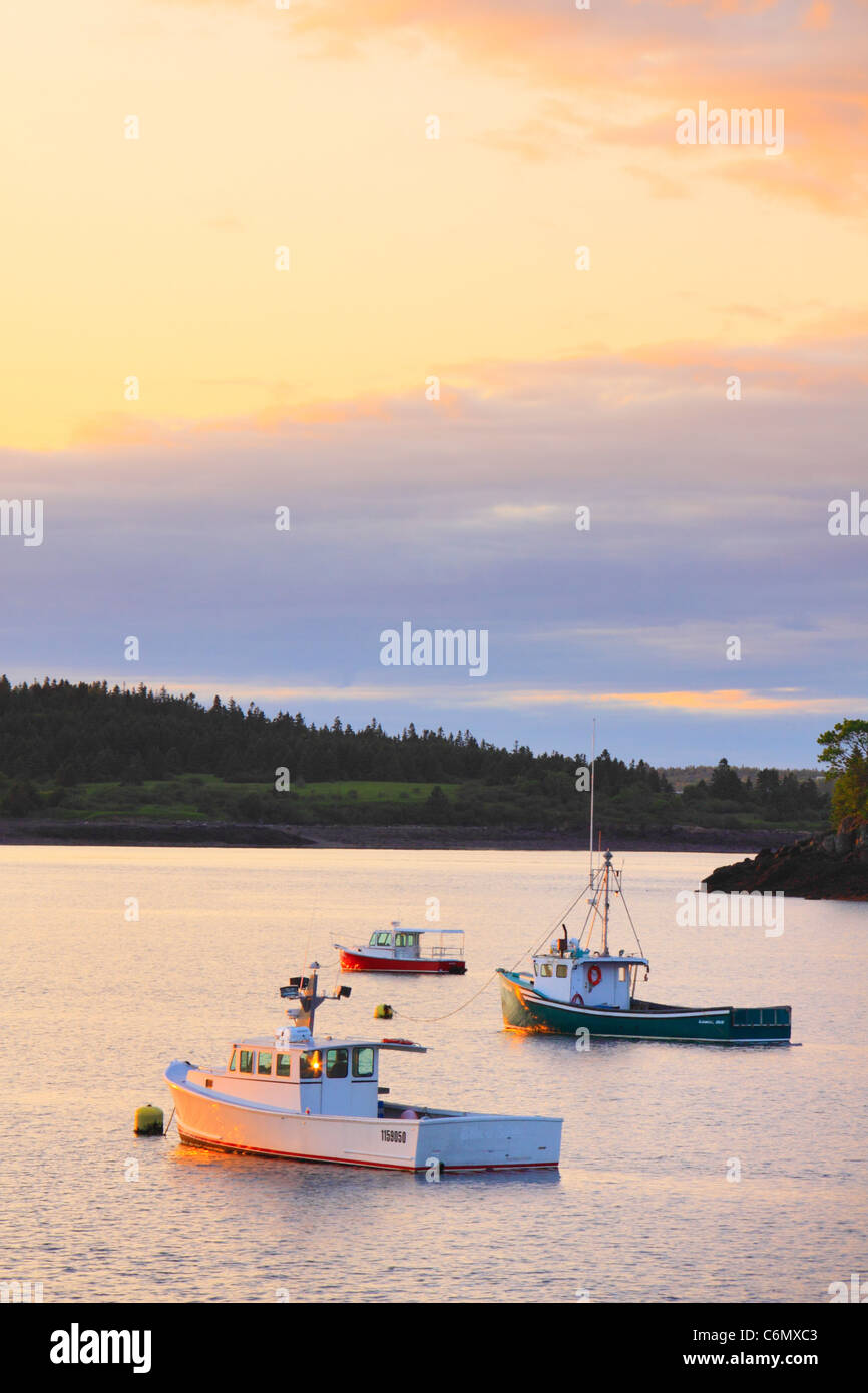 Harbor, Lubec, Maine, USA Stock Photo - Alamy
