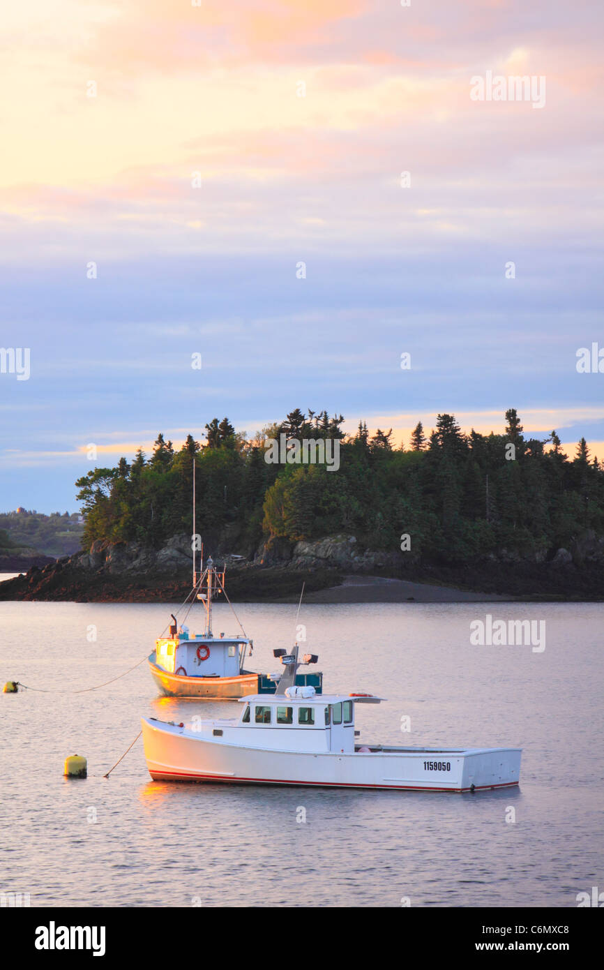 Harbor, Lubec, Maine, USA Stock Photo - Alamy