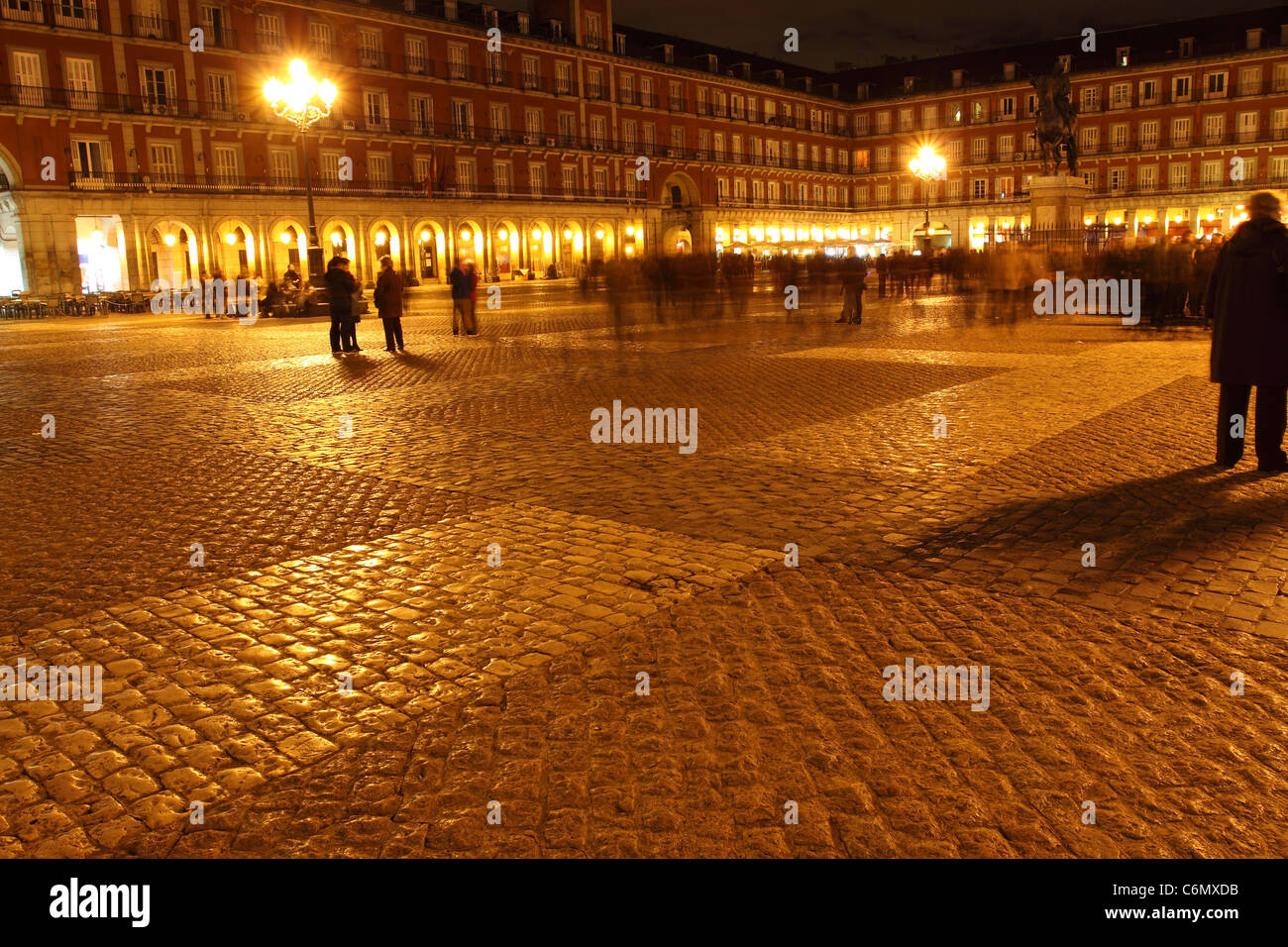 Night Madrid, Spain Stock Photo - Alamy