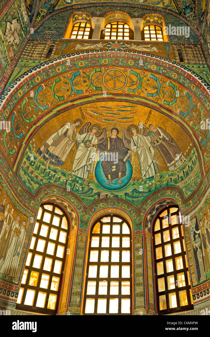 San Vitale Interior Mosaics