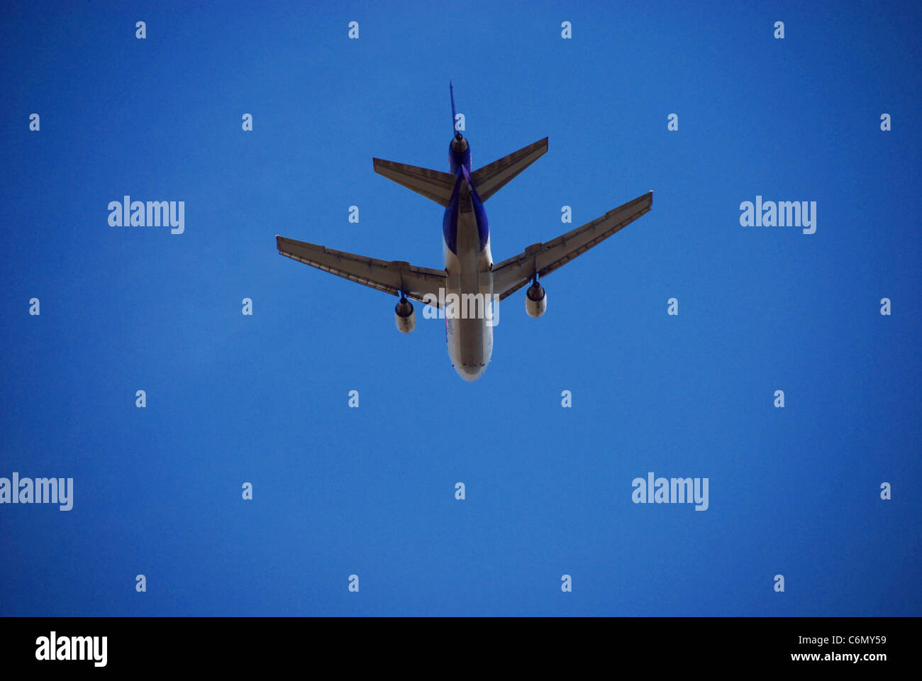Jet Flying Over Stock Photo - Alamy