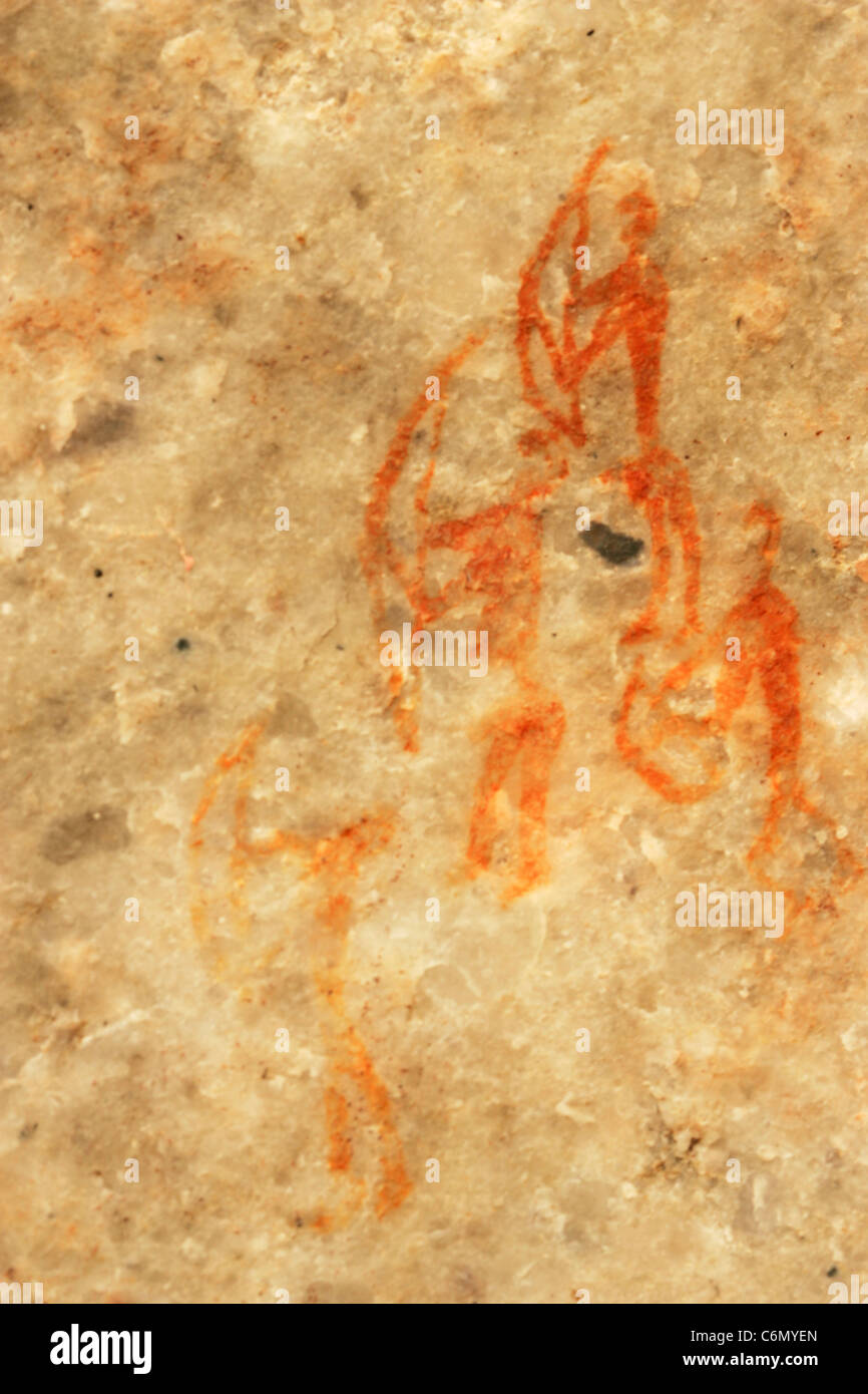 San bushman cave art bows hi-res stock photography and images - Alamy