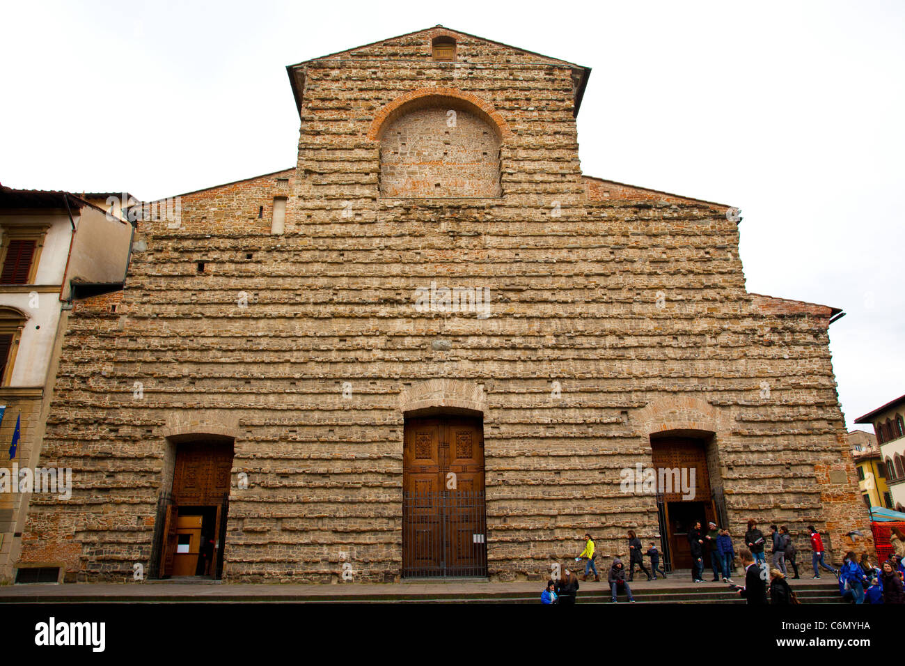 Front of the Medici Chapel in Florence Italy Stock Photo - Alamy