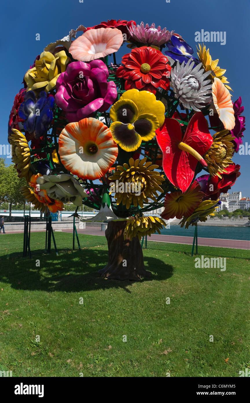 Lyon, France, modern art Stock Photo - Alamy