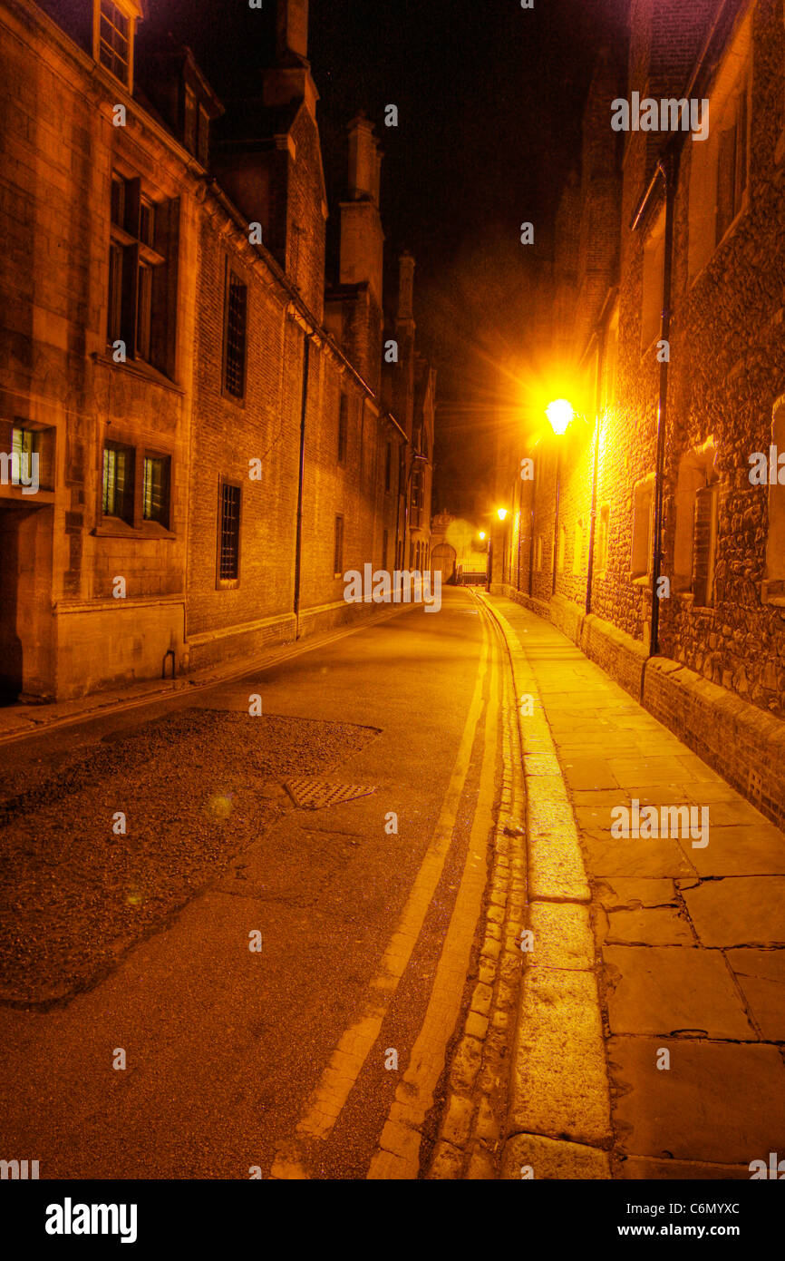 Suburban Street At Night