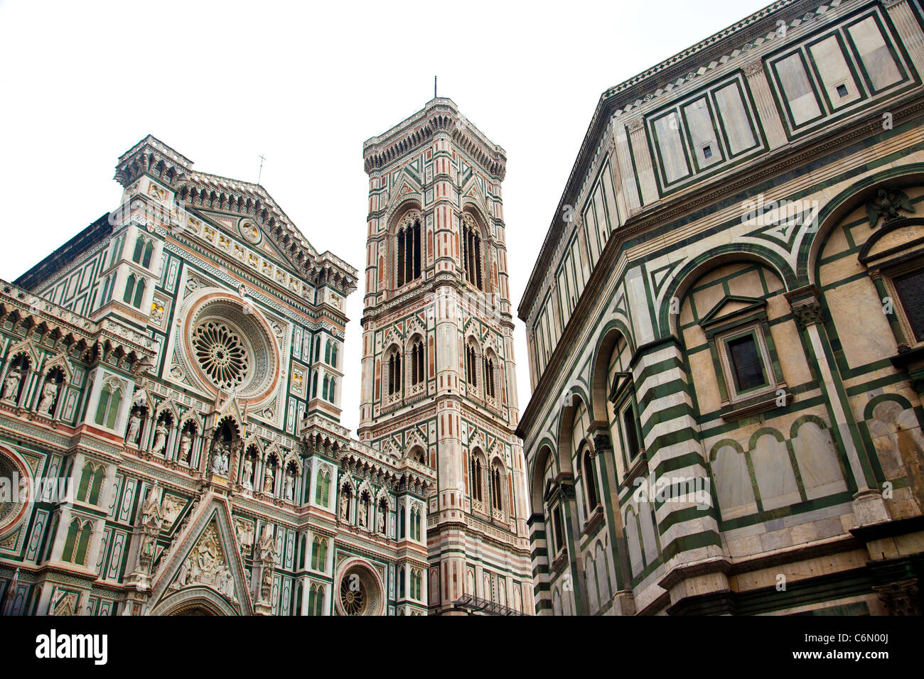 The Duomo, Campanile and Baptistry in Florence Italy Stock Photo - Alamy