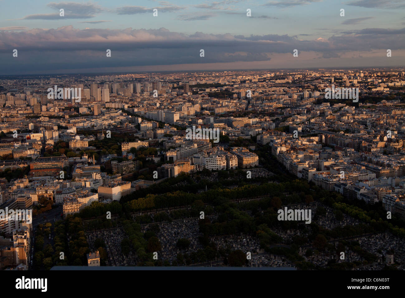 Aerial view of Paris Stock Photo - Alamy