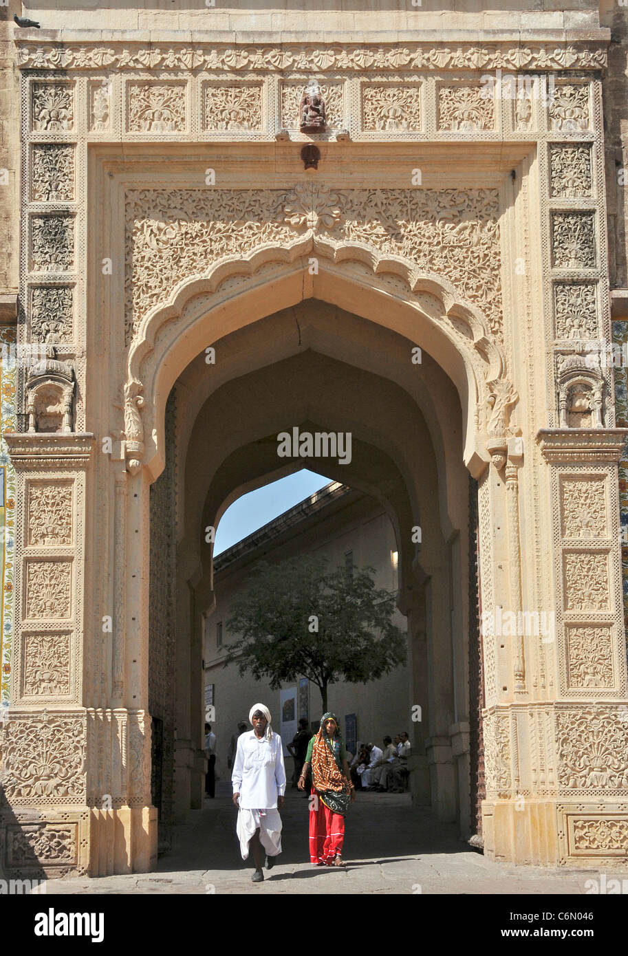 Entrance Gate Mehrangarh Fort Jodhpur High Resolution Stock Photography ...