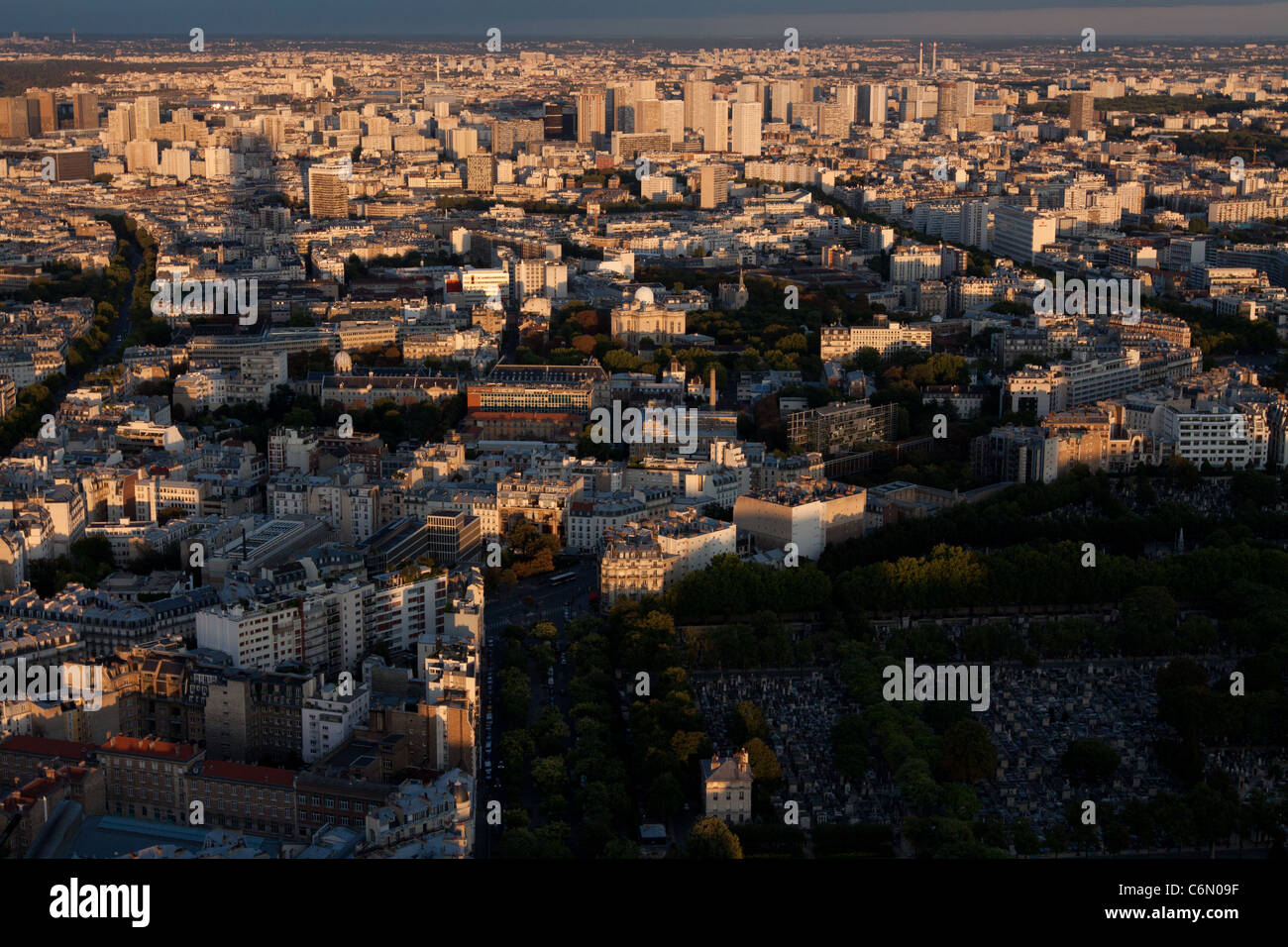 Aerial view of Paris Stock Photo - Alamy