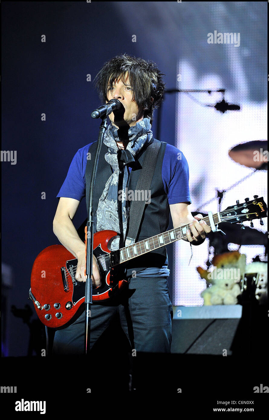 Nicola Sirkis Paleo Festival de Nyon - 'Indochine' - Day 6 Vaud ...