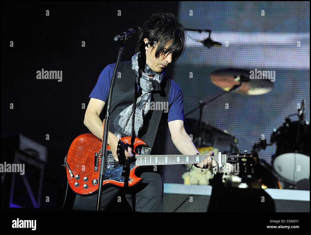 Nicola Sirkis Paleo Festival de Nyon - 'Indochine' - Day 6 Vaud ...