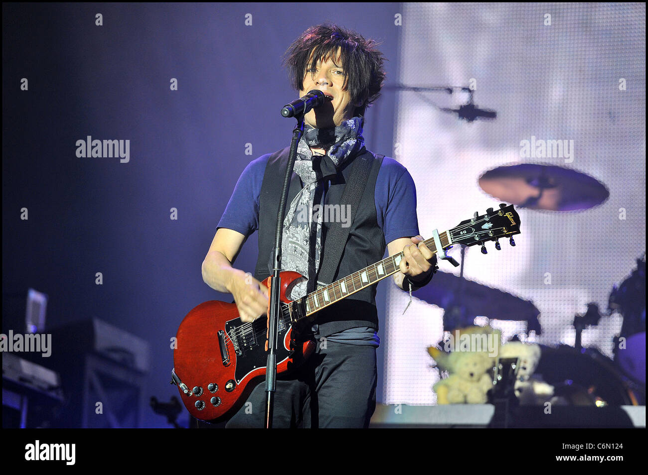 Nicola Sirkis Paleo Festival de Nyon - 'Indochine' - Day 6 Vaud ...