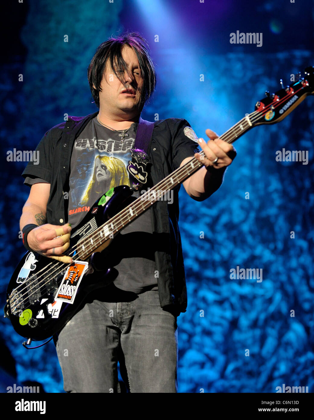 Robby Takac of Goo Goo Dolls performs at the Molson Canadian ...