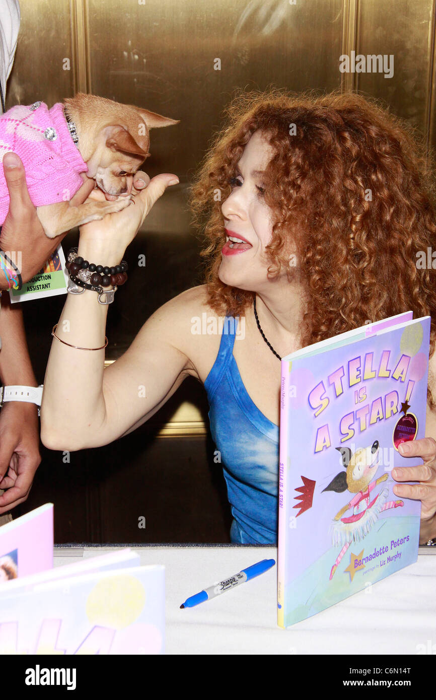 Bernadette Peters signs copies of her second children's book 'Stella Is ...