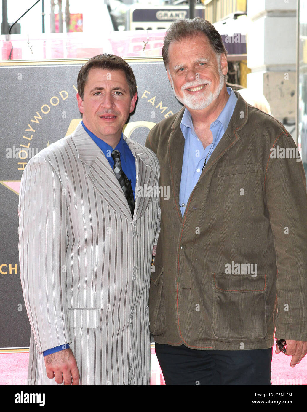 Louis Prima Jr. and Taylor Hackford at the newly unveiled Hollywood ...
