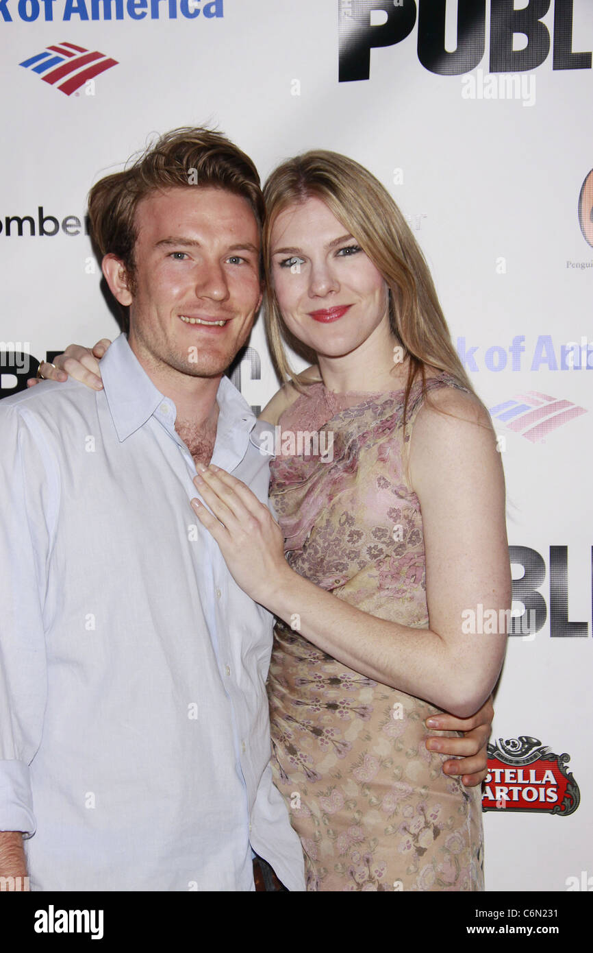 Michael Rabe and his sister Lily Rabe Opening night of The Public ...