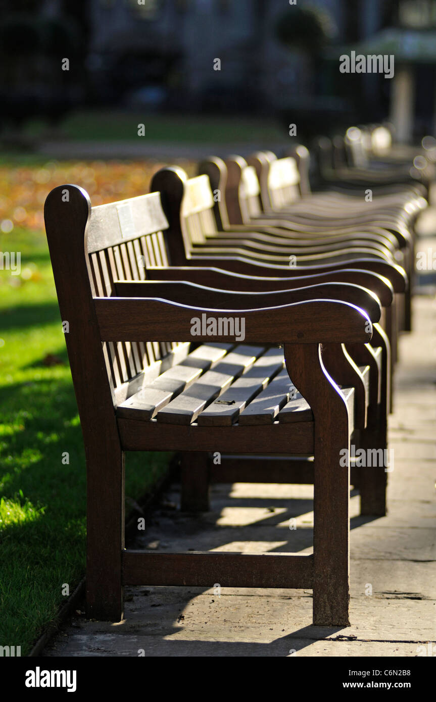 Public Park Benches Pathway Garden High Resolution Stock Photography ...