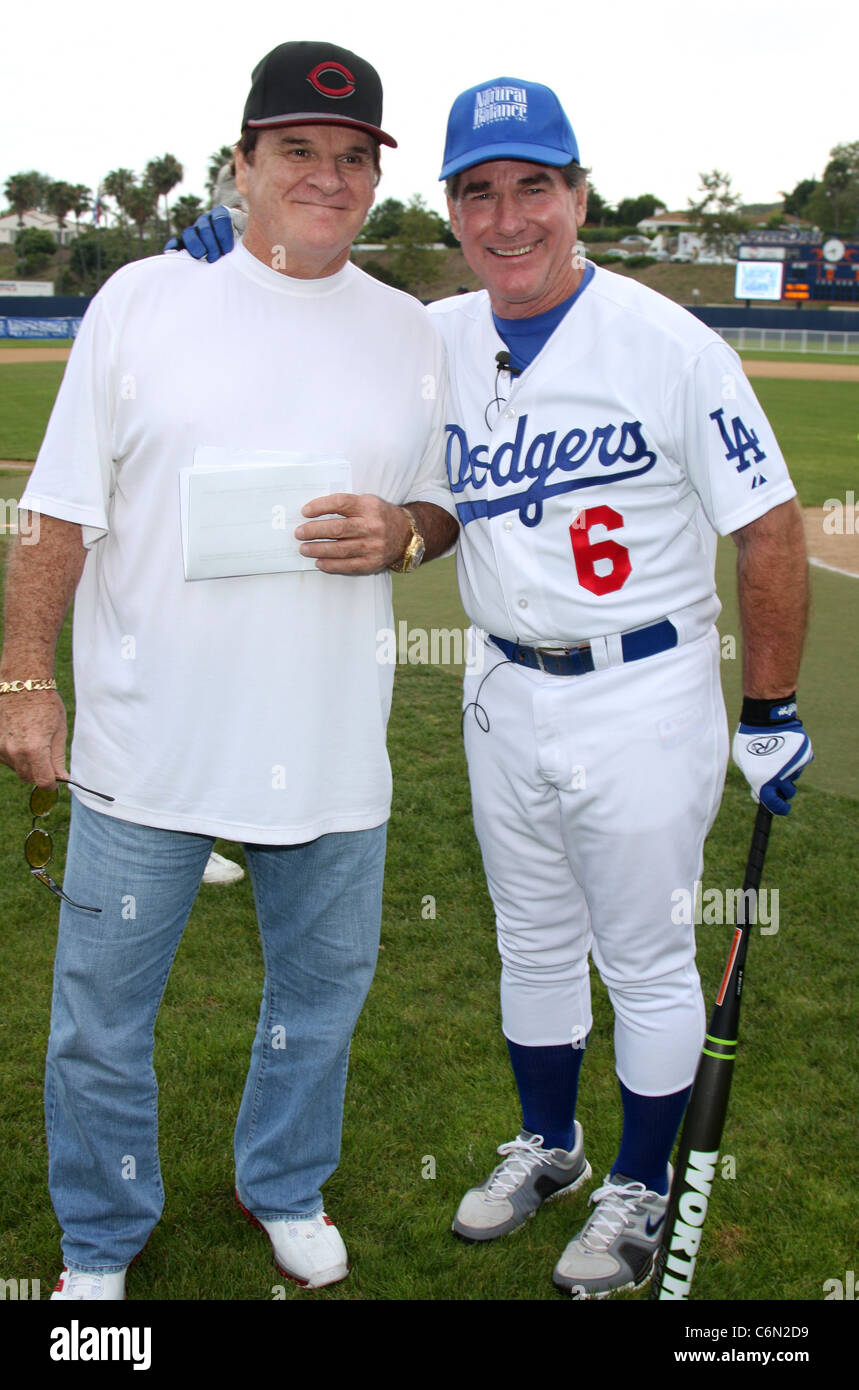 Pete Rose and Steve Garvey 2010 Steve Garvey Summer Softball Classic at ...