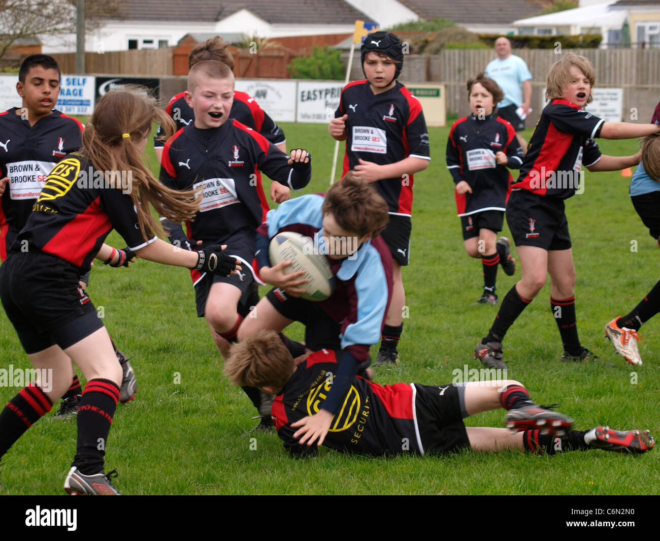 Children rugby junior hi-res stock photography and images - Alamy