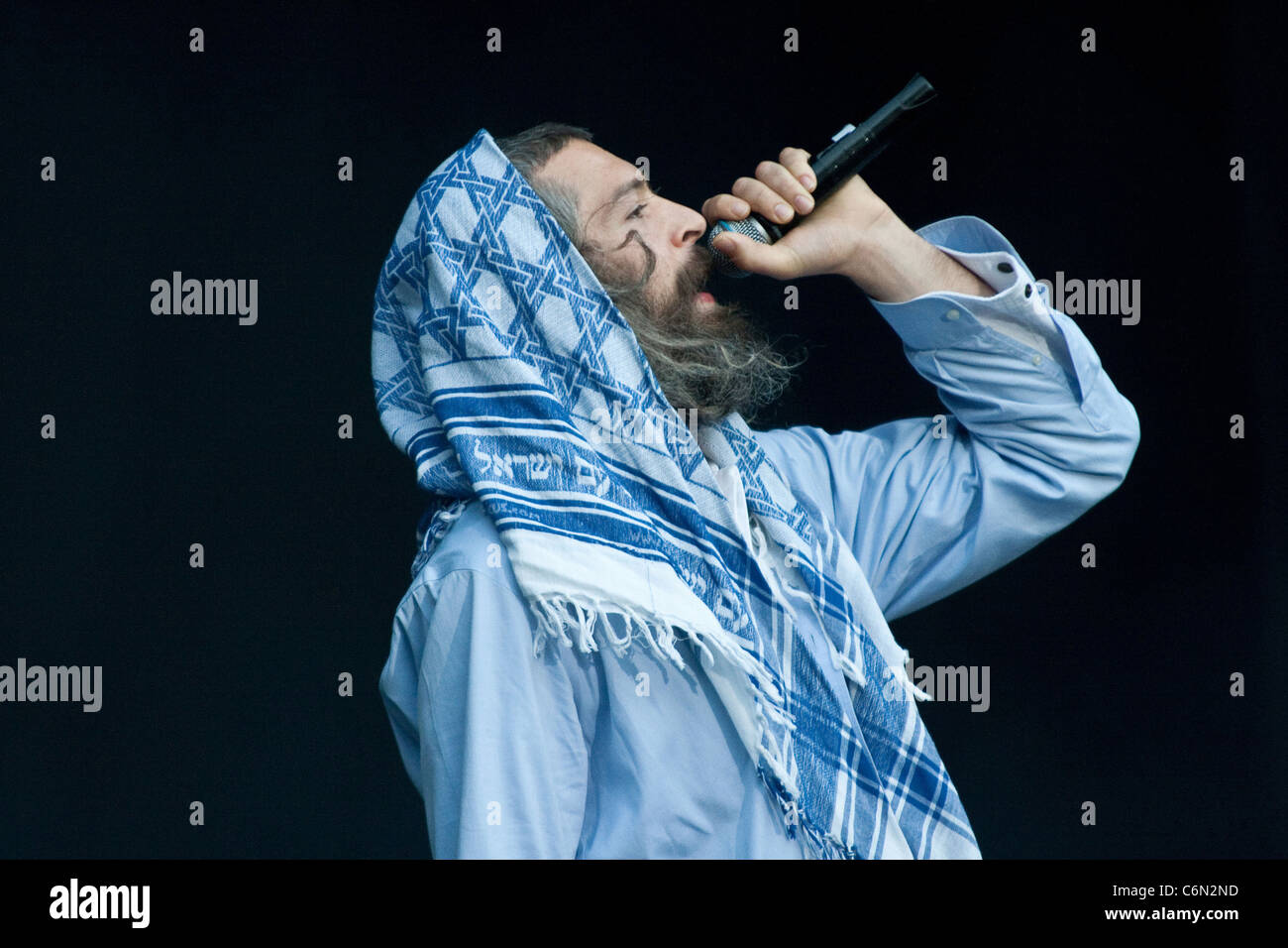 Matisyahu aka Matthew Paul Miller performing in Moscow Moscow, Russia ...