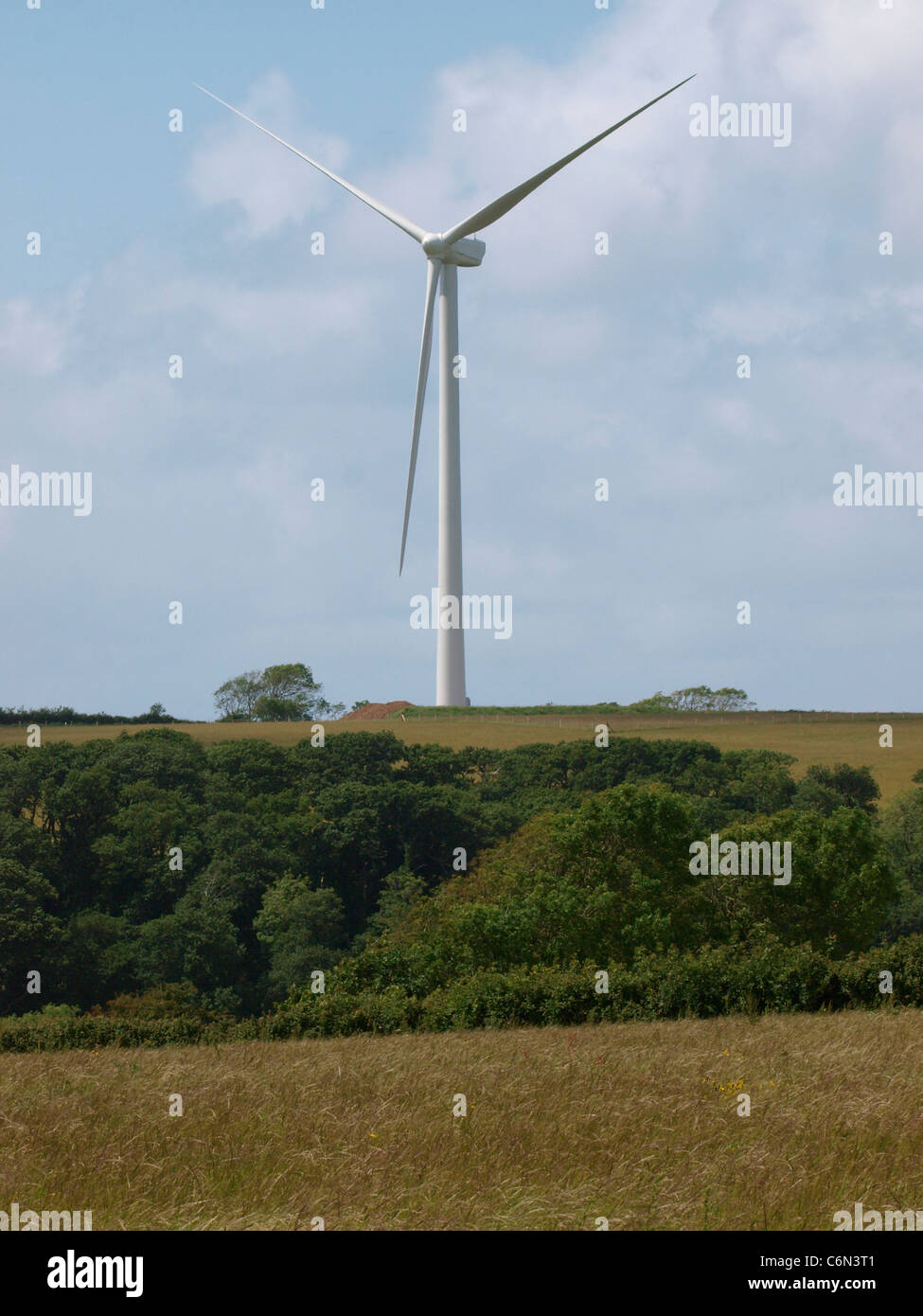 Fullabrook Wind Farm, Barnstaple, North Devon. The 22 turbine wind farm ...