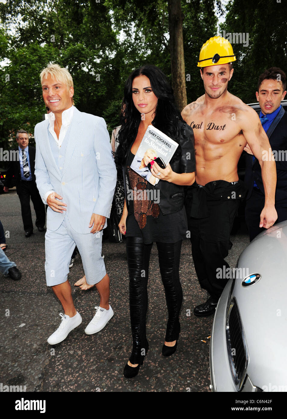 Katie Price arrives with her stylist and best friend Gary Cockerill for ...