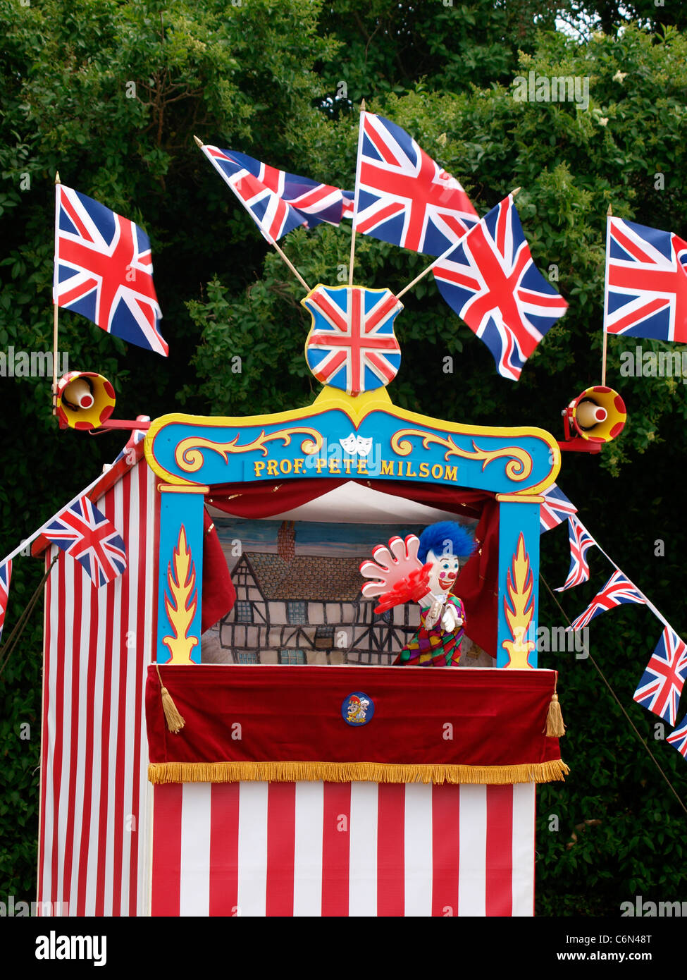 Traditional puppet show, Devon, UK Stock Photo - Alamy