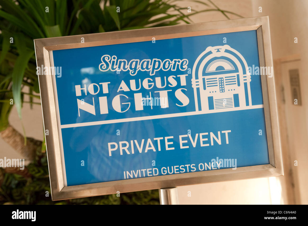 Private party sign hi-res stock photography and images - Alamy